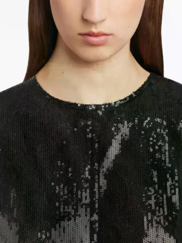 COURREGES Sequin Embellished Blouse