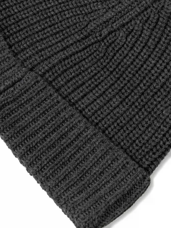 Hugo Ribbed Beanie And Scarf Set