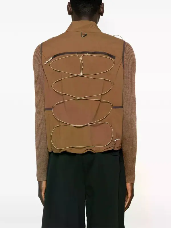 Nike Death Bloom Zip Vest - Brown