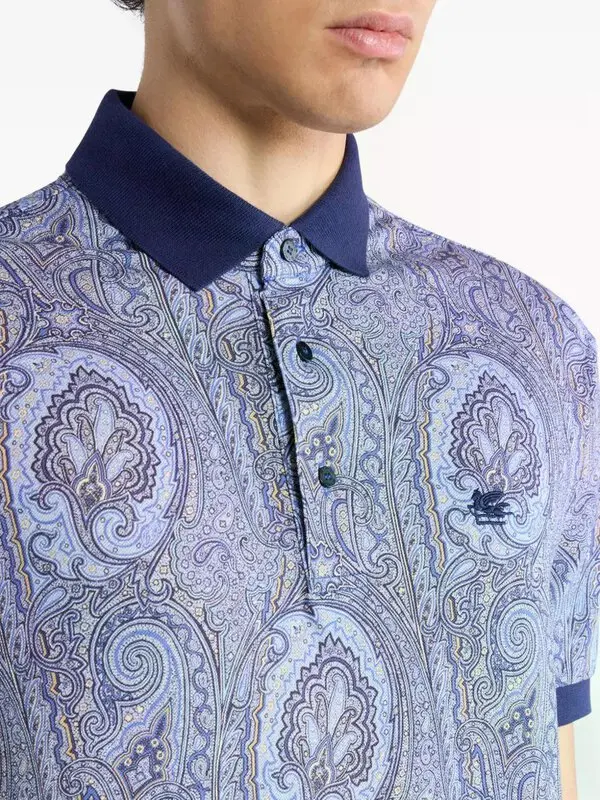 Etro Piqué Polo Shirt