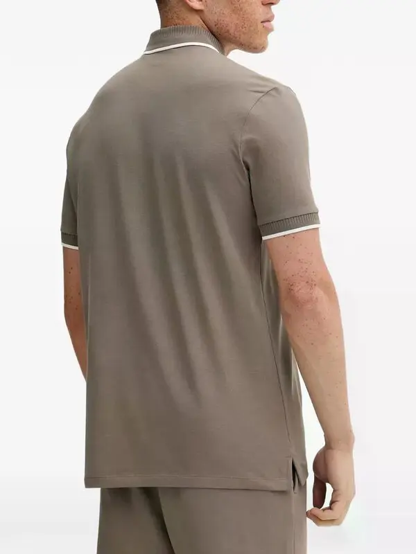 Hugo Logo-patch Collared Polo Shirt