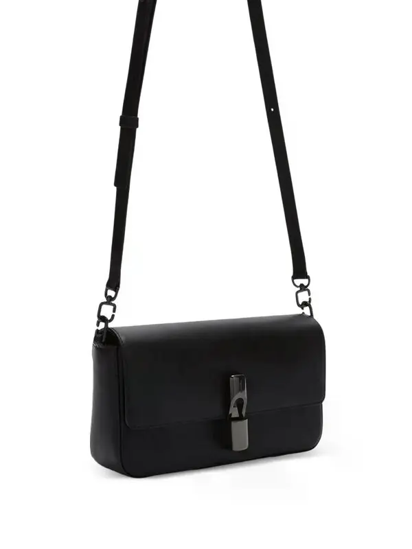 Furla Iride Small Leather Cross Body Bag - Black