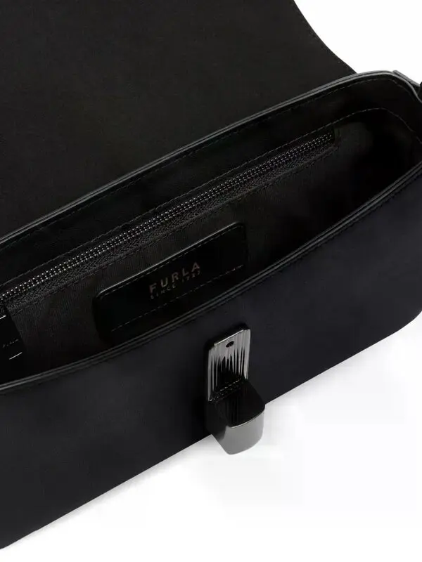 Furla Iride Small Leather Cross Body Bag - Black