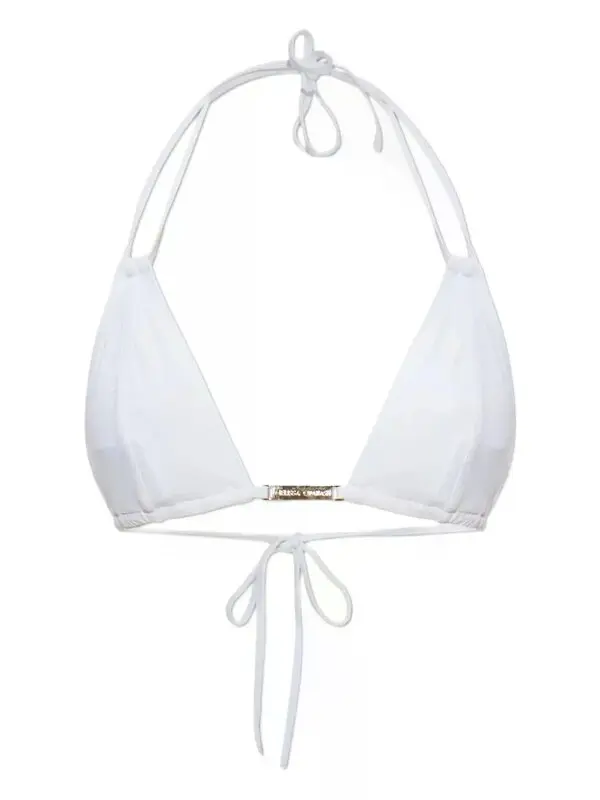 Melissa Odabash Girona Tie-fastening Bikini Top - White