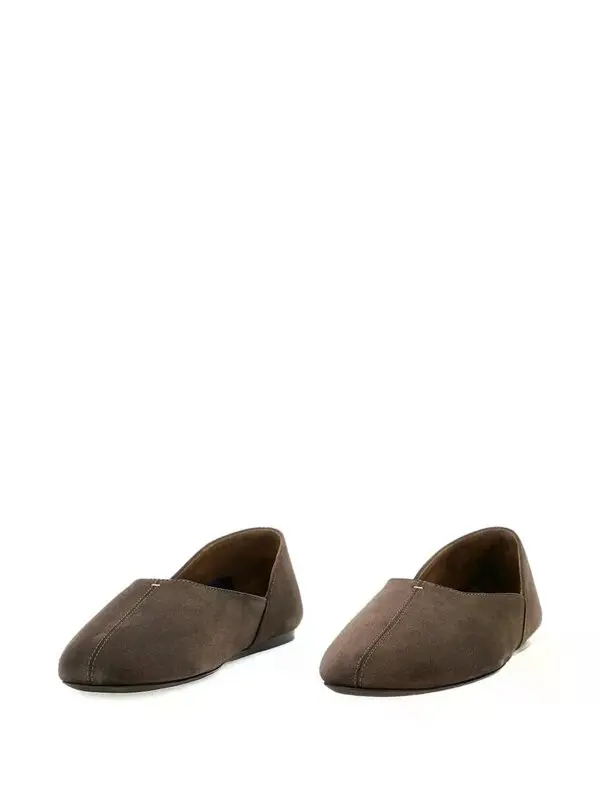 Khaite Jane Ballerina Flats - Brown