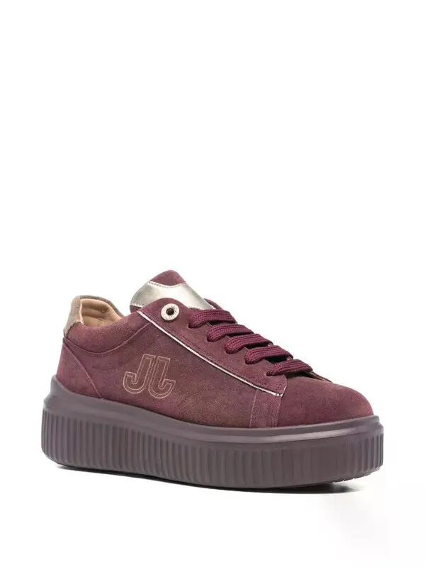 JANET & JANET 50mm Platform Leather Sneakers