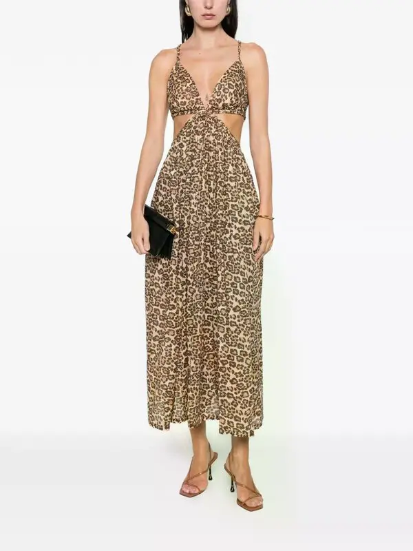 Zimmermann Wanderlust Braid-trim Midi Dress