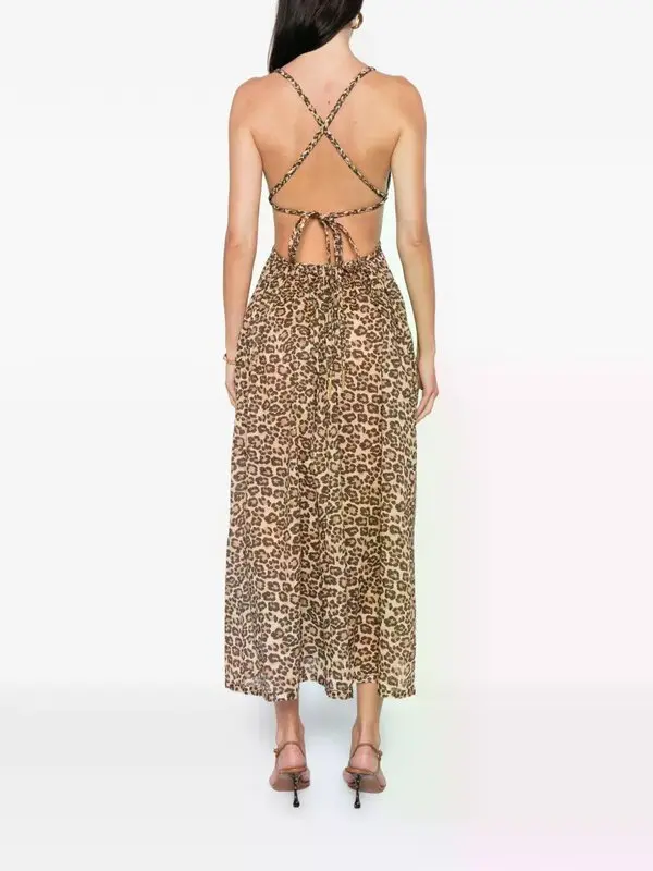 Zimmermann Wanderlust Braid-trim Midi Dress