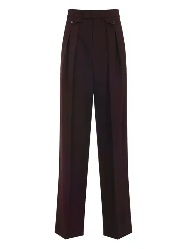 Chloé Buttoned Pleated Trousers