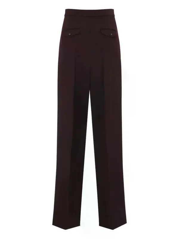 Chloé Buttoned Pleated Trousers