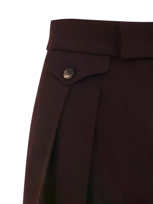 Chloé Buttoned Pleated Trousers