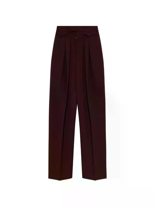 Chloé Buttoned Pleated Trousers
