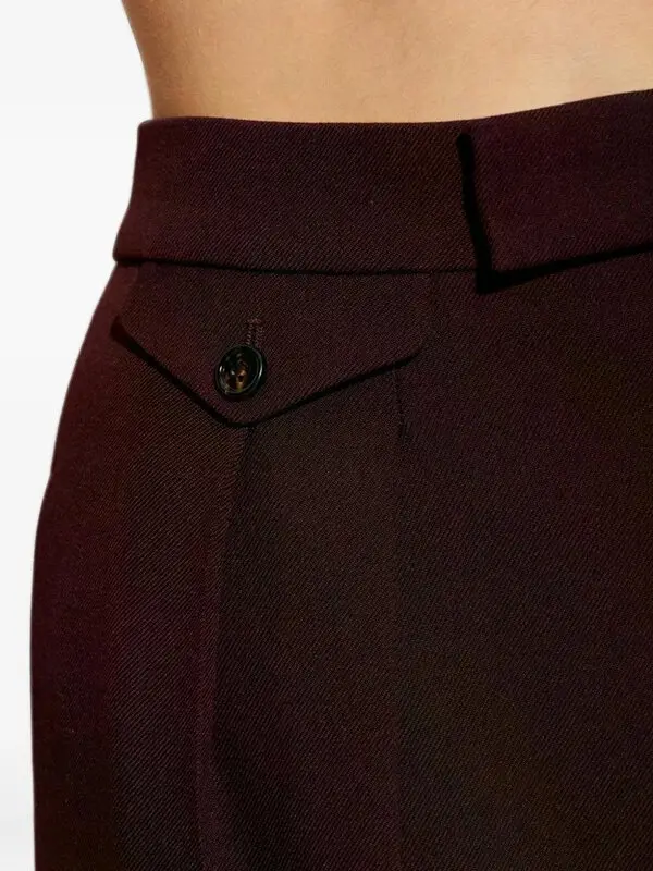 Chloé Buttoned Pleated Trousers