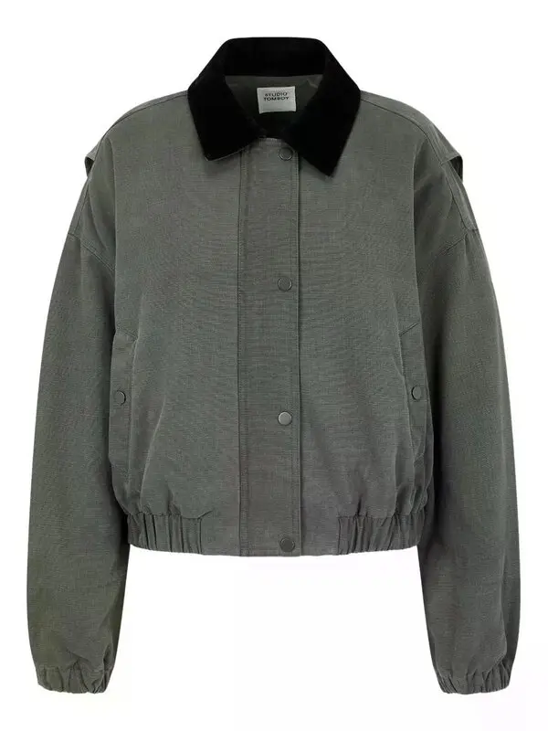 STUDIO TOMBOY Collared Cotton Jacket