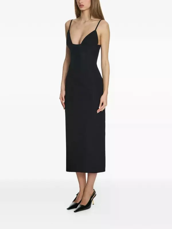 AXEL 113 Tess Midi Dress - Black