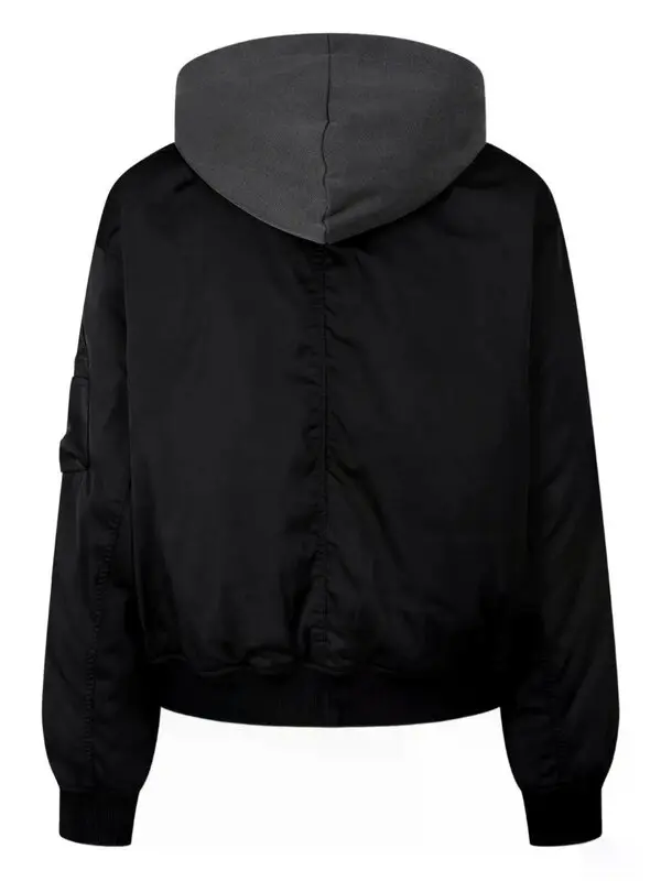 STUDIO TOMBOY V-neck Bomber Jacket - Black