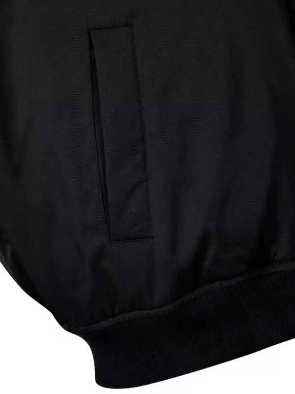 STUDIO TOMBOY V-neck Bomber Jacket - Black
