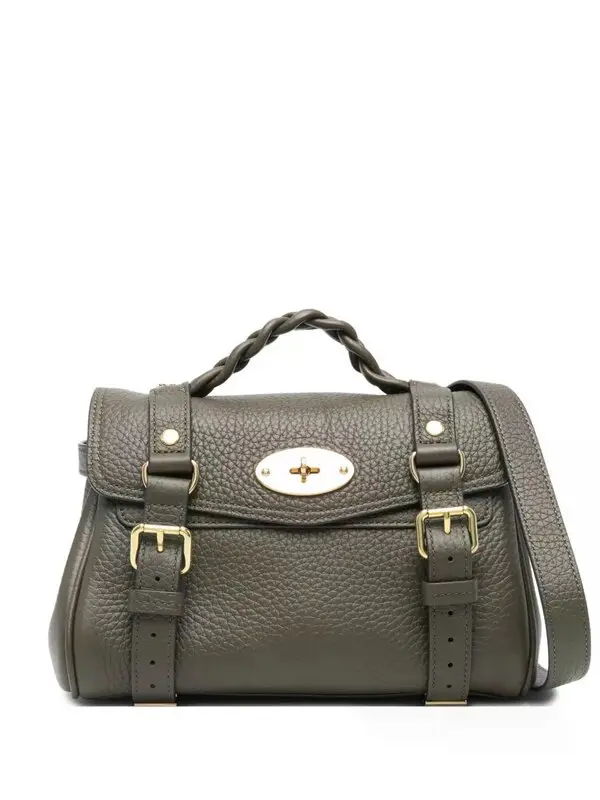 Mulberry Mini Alexa Leather Cross Body Bag - Green