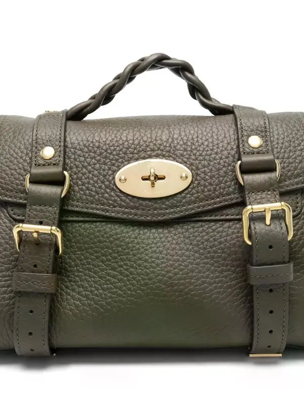 Mulberry Mini Alexa Leather Cross Body Bag - Green