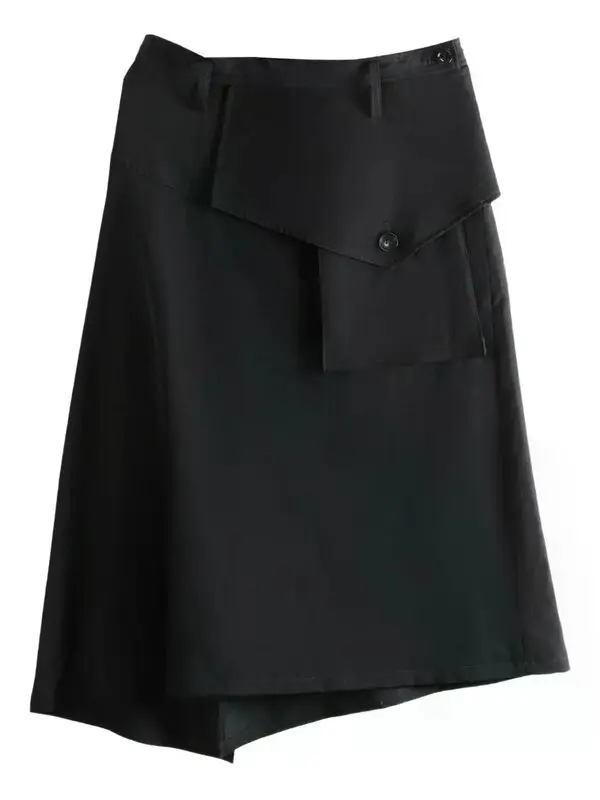 Y’s Button Detail Midi Skirt