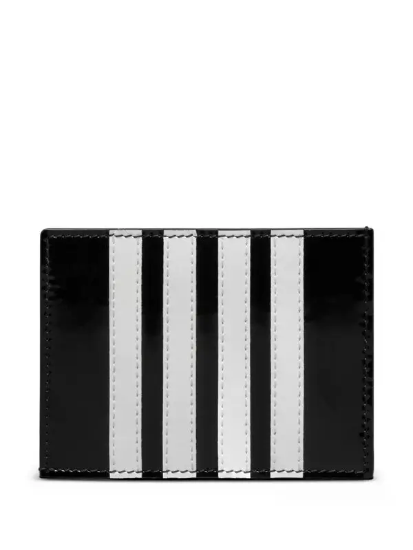 Thom Browne 4-bar Leather Card Holder - Black