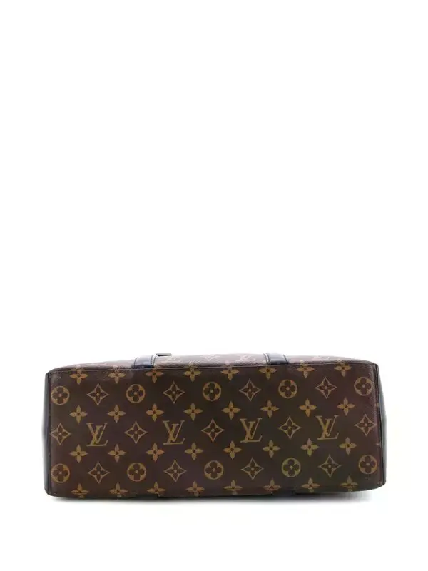 LOUIS VUITTON Weekend Macassar Monogram Canvas Pm Tote Bag
