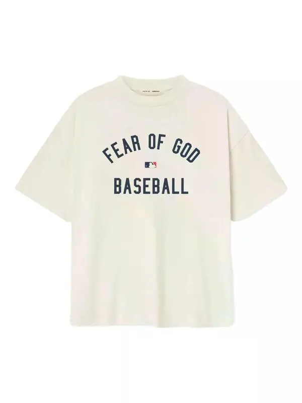 Fear Of God X Mlb 90's Printed T-shirt - Neutrals