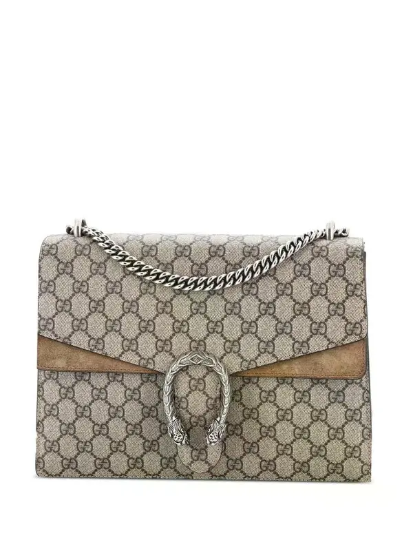 Gucci Dionysus Gg Coated Canvas Medium Shoulder Bag - Brown