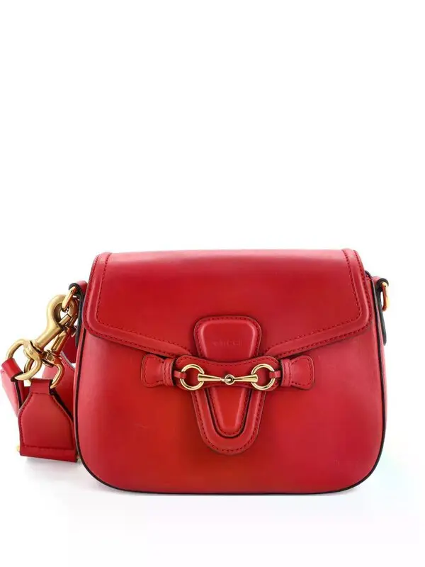 Gucci Lady Web Leather Medium Shoulder Bag