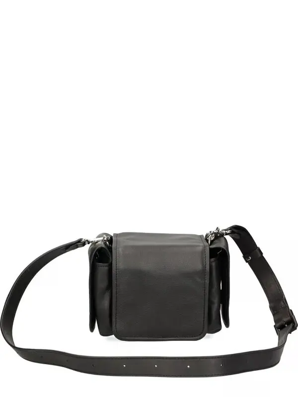 VIC MATIE Leather Crossbody Bag With Logo Lettering