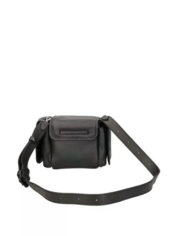 VIC MATIE Leather Crossbody Bag With Logo Lettering