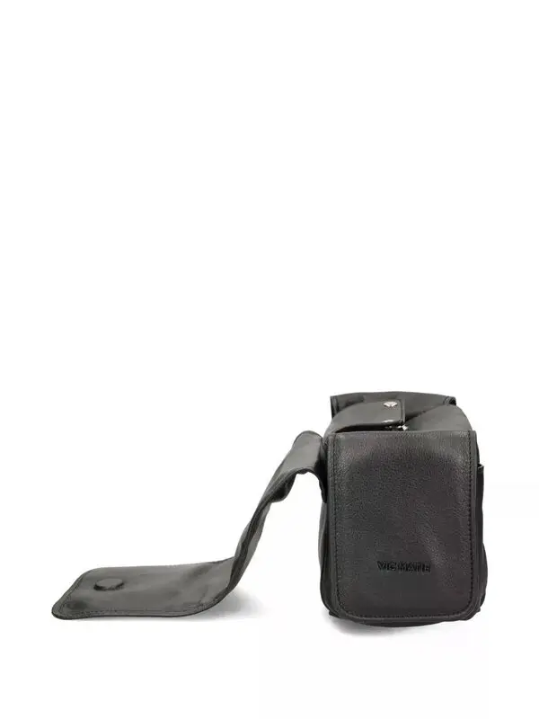 VIC MATIE Leather Crossbody Bag With Logo Lettering