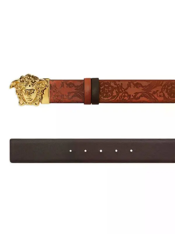 Versace La Medusa-buckle Leather Belt