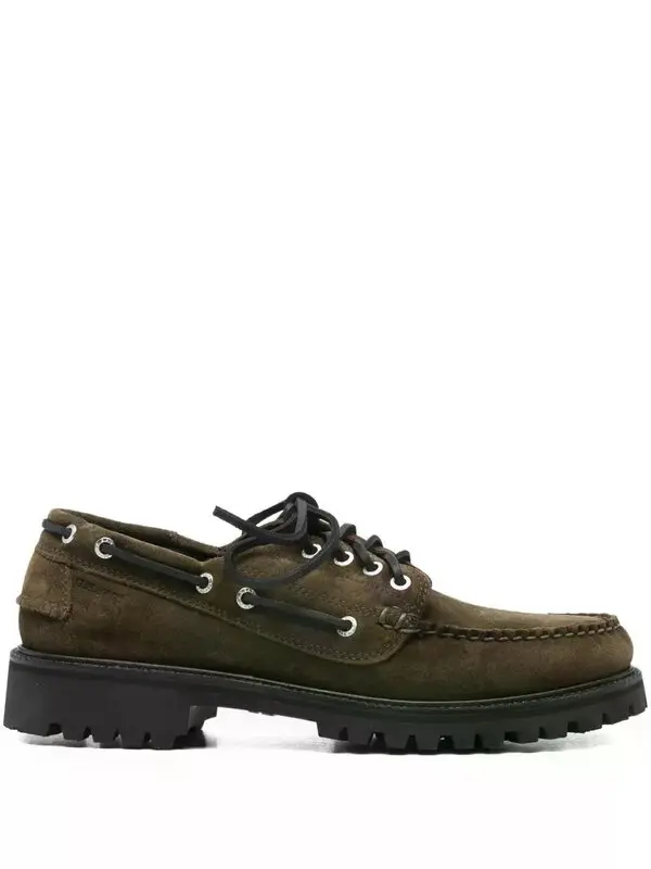 G.H.BASS Ranger Camp Moccasins - Green