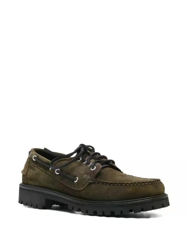 G.H.BASS Ranger Camp Moccasins - Green