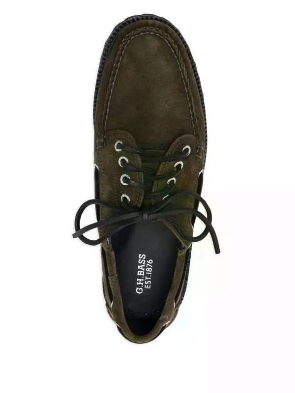 G.H.BASS Ranger Camp Moccasins - Green
