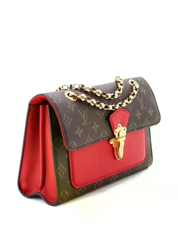 LOUIS VUITTON Monogram Canvas And Leather Victoire Shoulder Bag - Brown