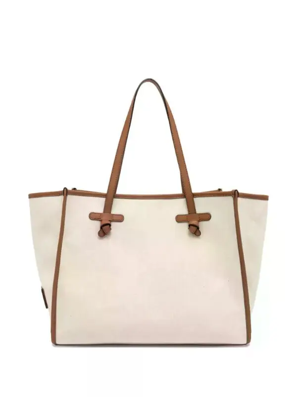MARCELLA CLUB Knot-detail Shoulder Bag - Neutrals