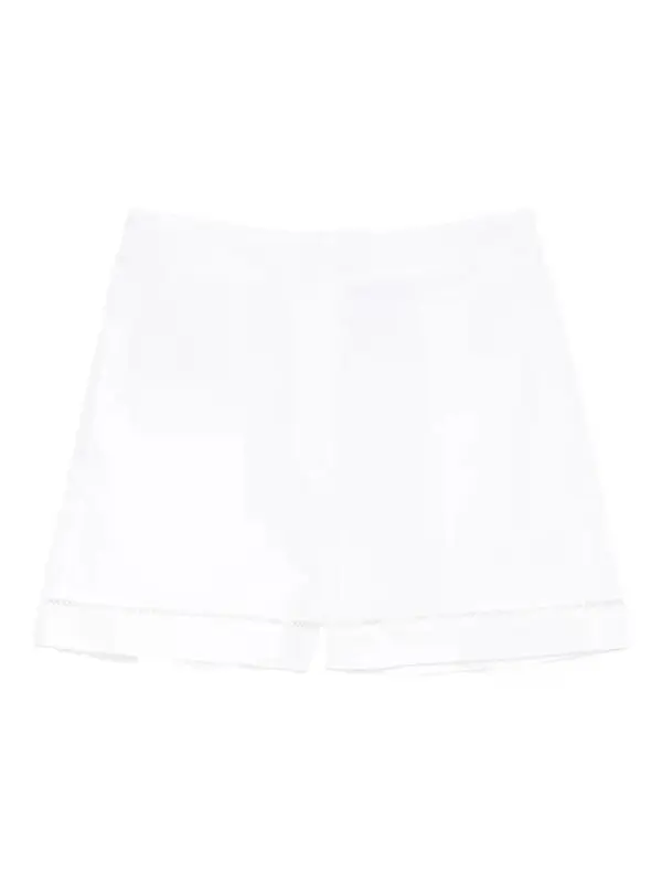 Theory Embroidered Shorts - White