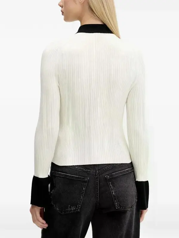 Hugo Logo-embellished Ribbed Top