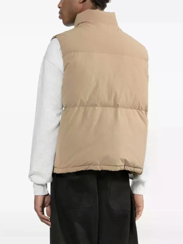 CHOCOOLATE Logo-embroidered Gilet - Neutrals