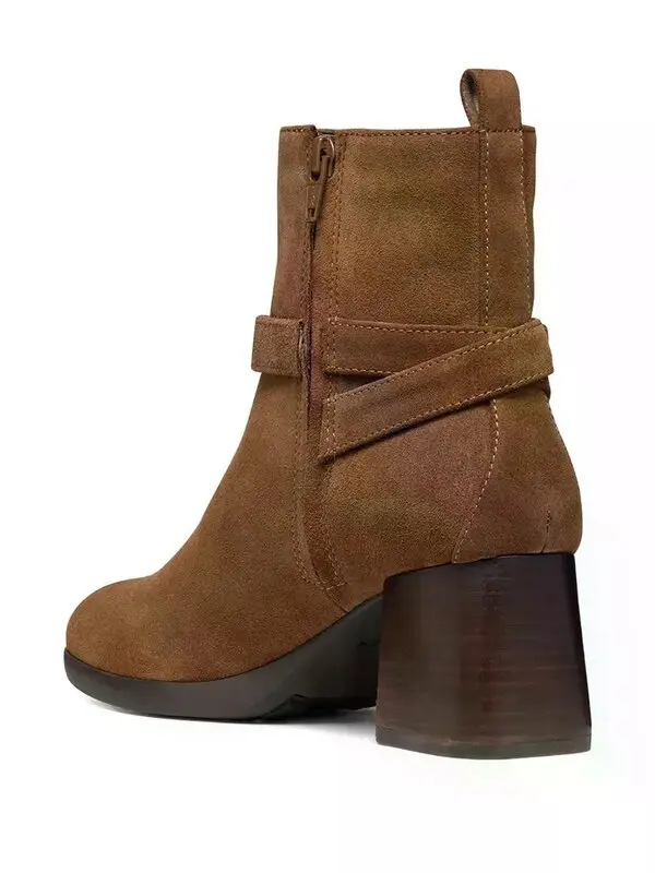 Geox 60mm Block-heel Ankle Boots