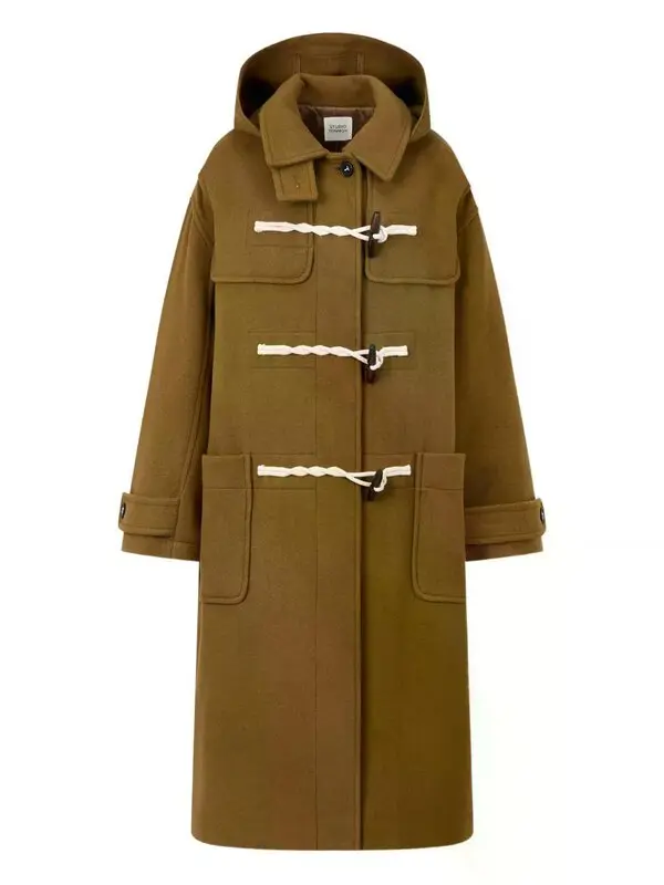 STUDIO TOMBOY Hooded Duffle Coat - Brown