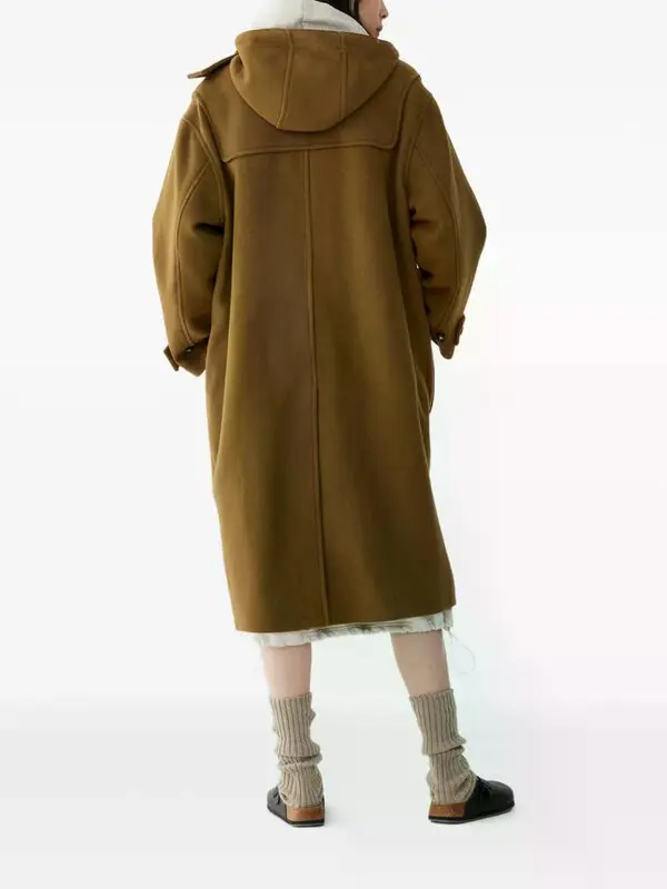 STUDIO TOMBOY Hooded Duffle Coat - Brown