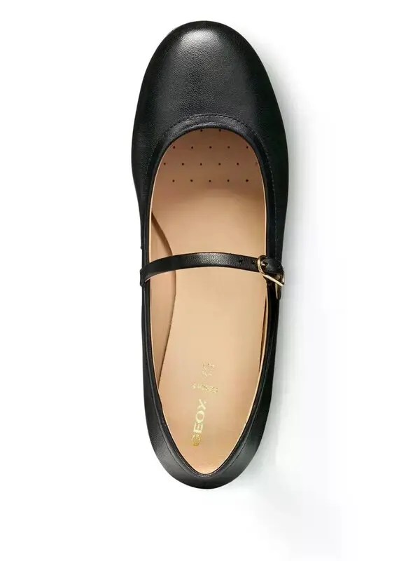 Geox Palmaria Buckle-strap Ballerina Shoes