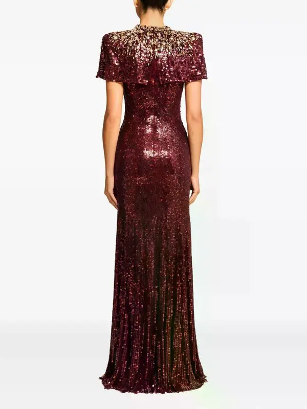 Jenny Packham Sequin-embellished Gown