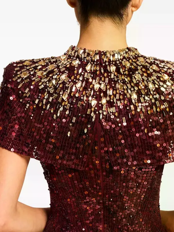 Jenny Packham Sequin-embellished Gown