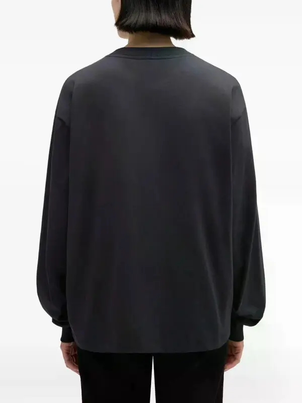 GANNI Long-sleeve Graphic Sweatshirt