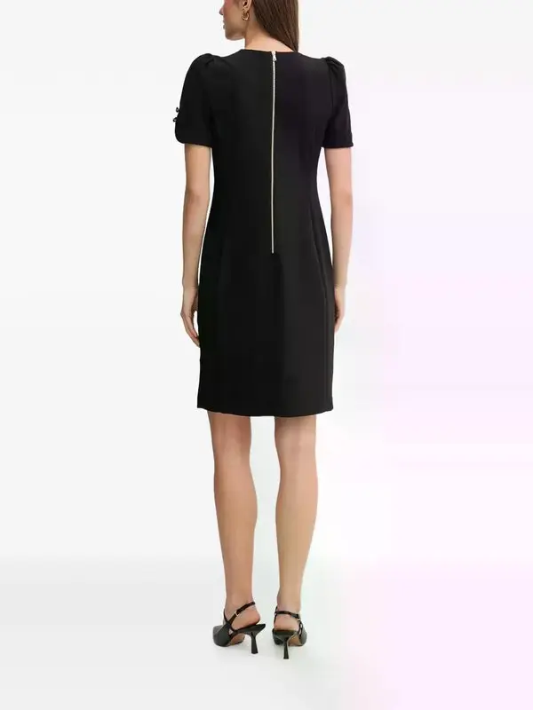 Dkny Puff-sleeve Mini Dress