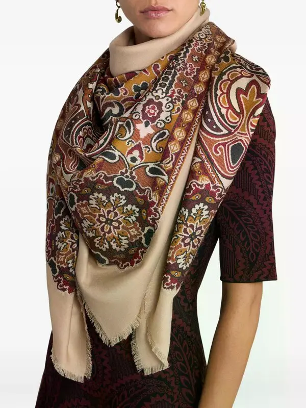 Etro Floral-jacquard Scarf